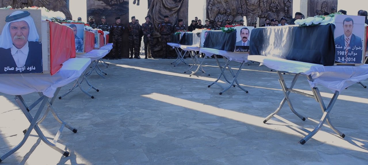 گەڕاندنەوەی 41 ڕووفاتی قوربانیانی ئێزدی بۆ شنگال و بەخاکسپاردنیان لە زێدی خۆیان - AVA News